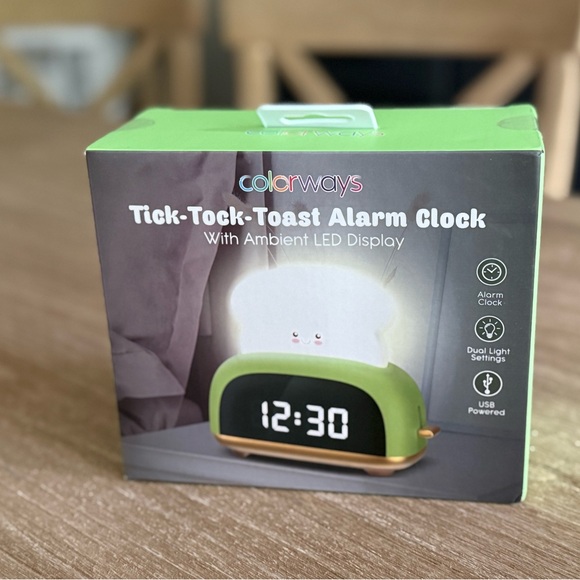 Colorways | Other | New Colorways Tick Tock Toast Alarm Clockgreen ...